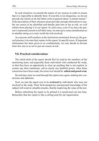 The Monitoring Report | PDF