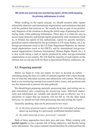 The Monitoring Report | PDF