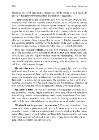 The Monitoring Report | PDF