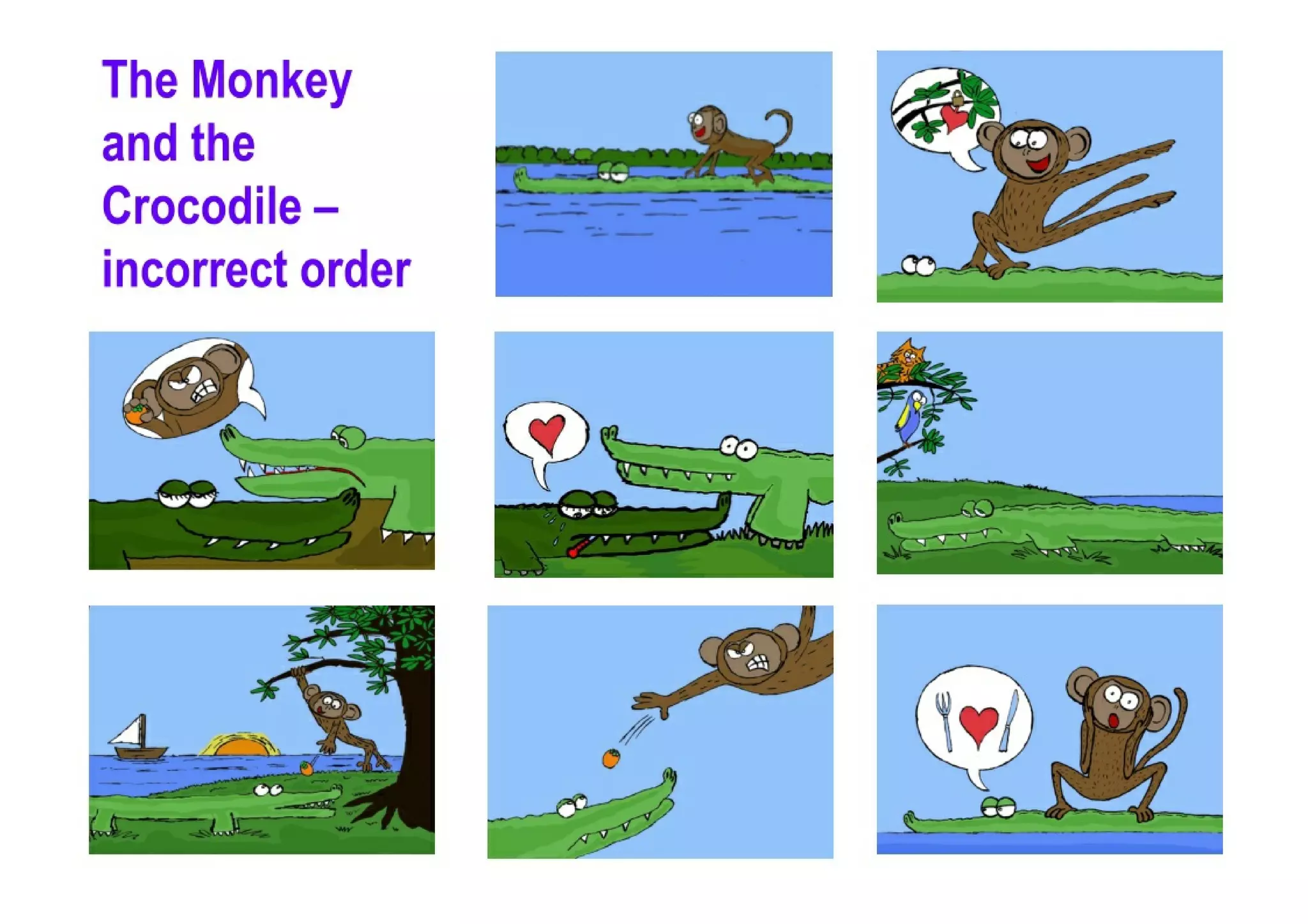 The Monkey And The Crocodile | PDF