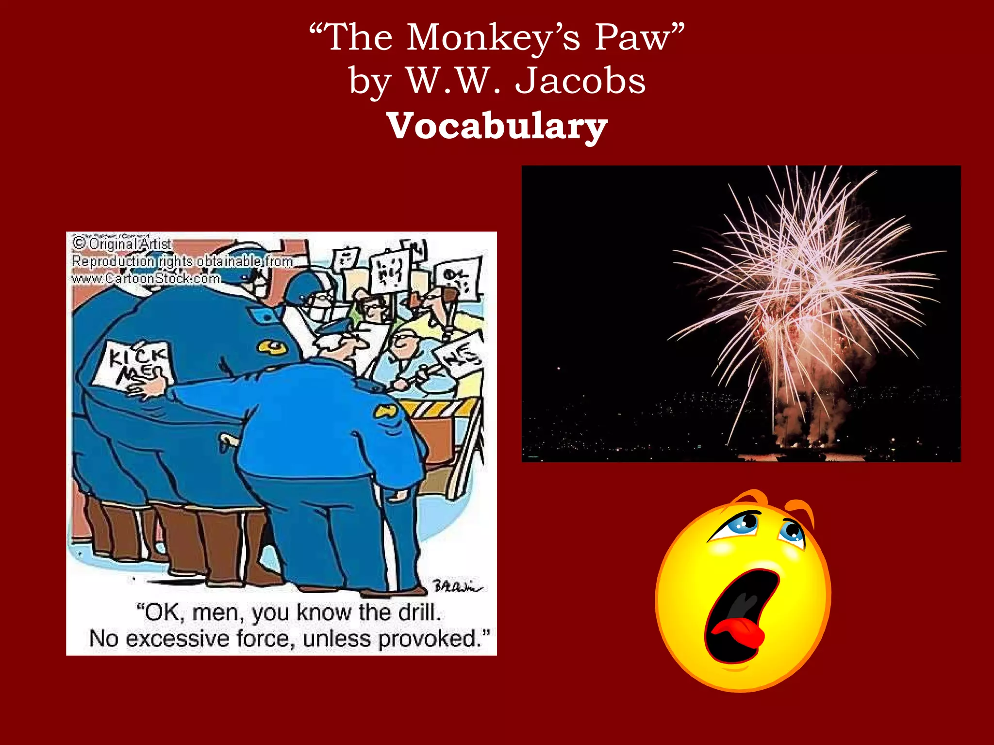 The Monkey’S Paw Vocabulary | PPT