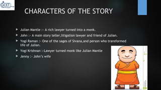 The monk who sold his ferrari, book review by devansh sinojia | PPT