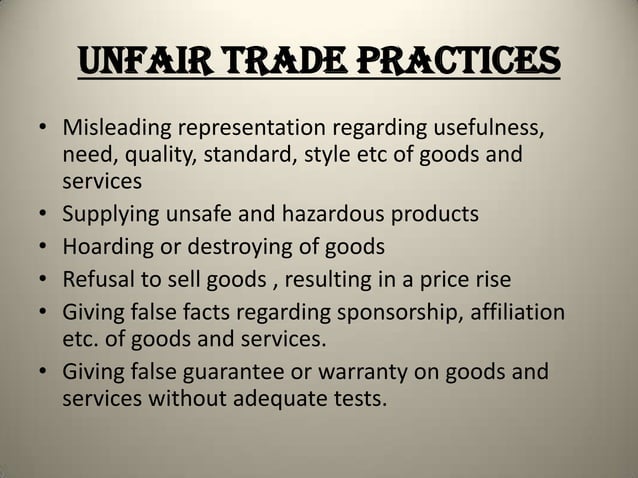 The monopolies and restrictive trade practices act 1969 | PPT