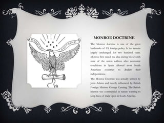 The monroe doctrine | PPTX