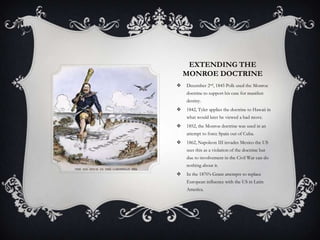 The monroe doctrine | PPTX