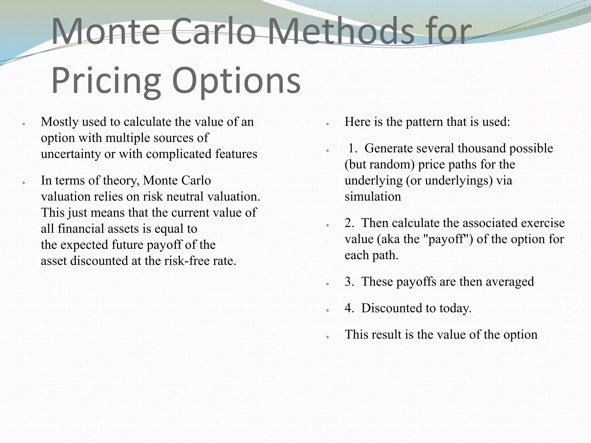The monte carlo method | PPTX