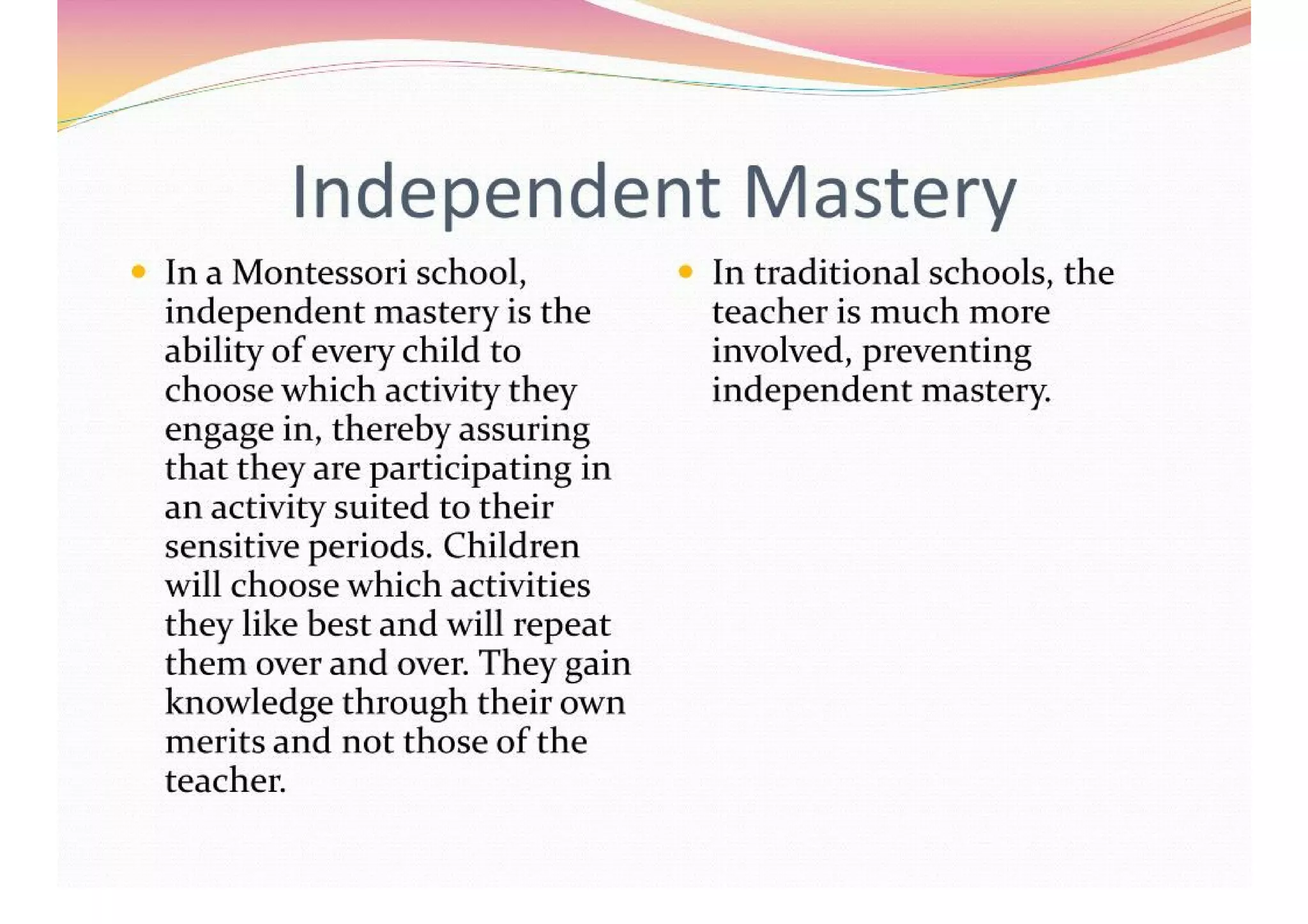 The Montessori Method | PDF