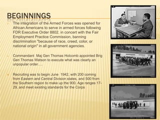 The Montford Point Marines | PPTX