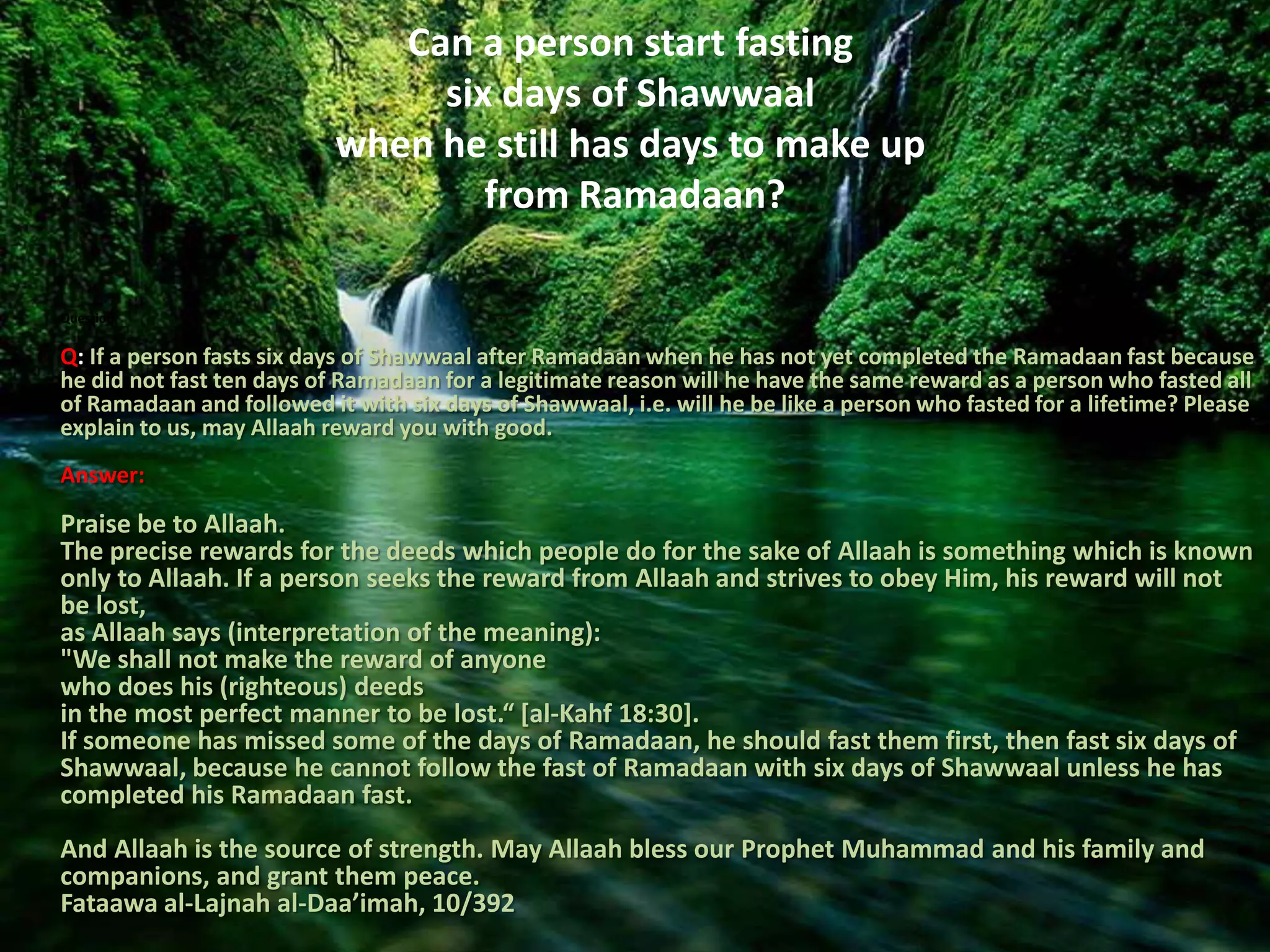 The Month of Sawwal | PPTX