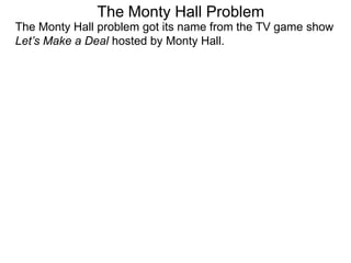The monty hall-problem | PPTX