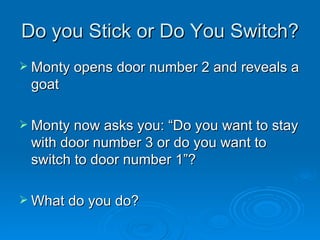 The Monty Hall Problem | PPT