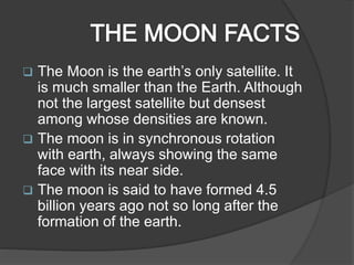 The moon and Indian space exploration | PPT