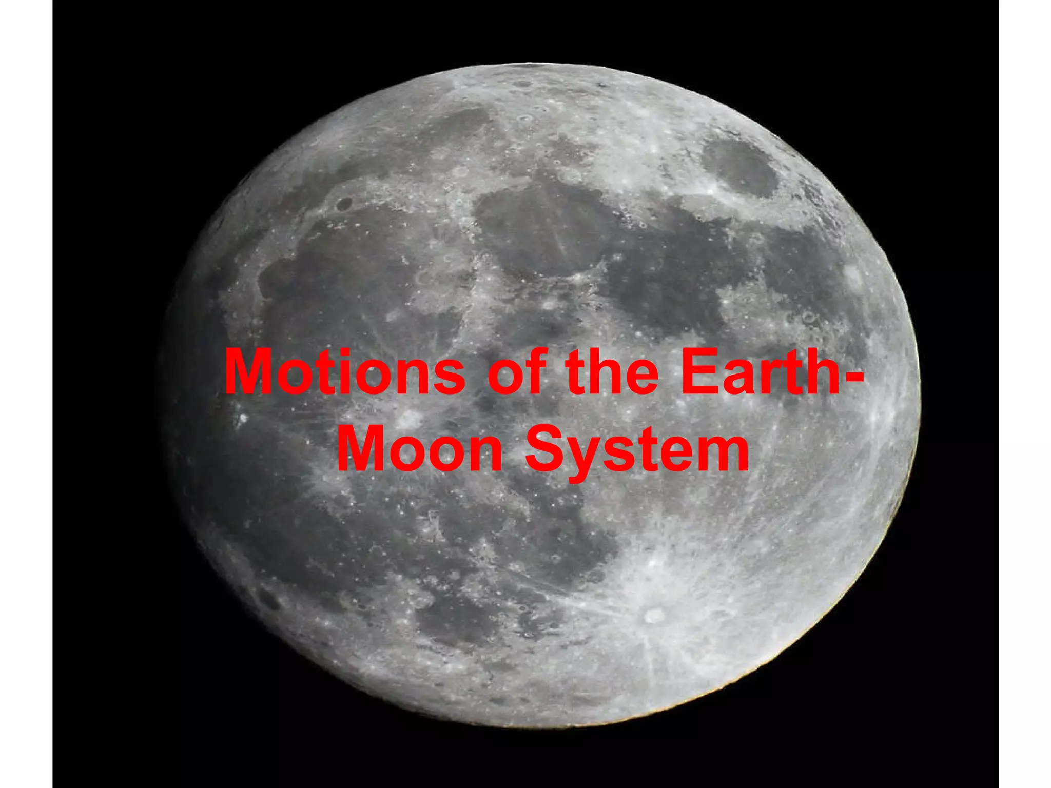 Moon Motions and Eclipses | PPT
