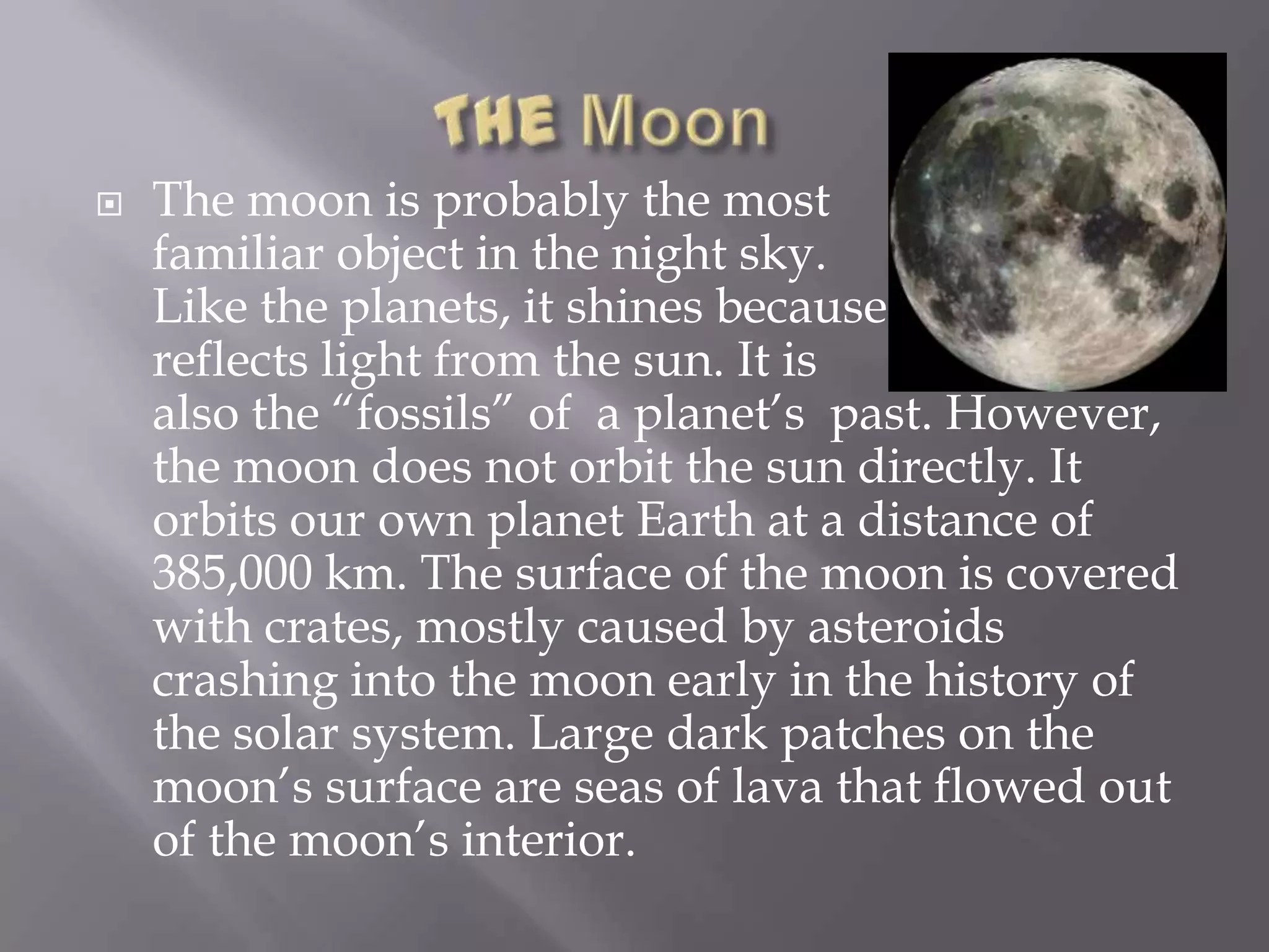 The moon and tides | PPTX