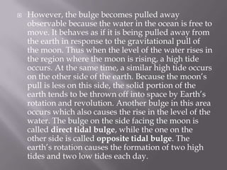The moon and tides | PPTX