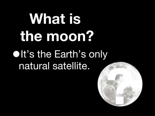 The moon fiona | PPT