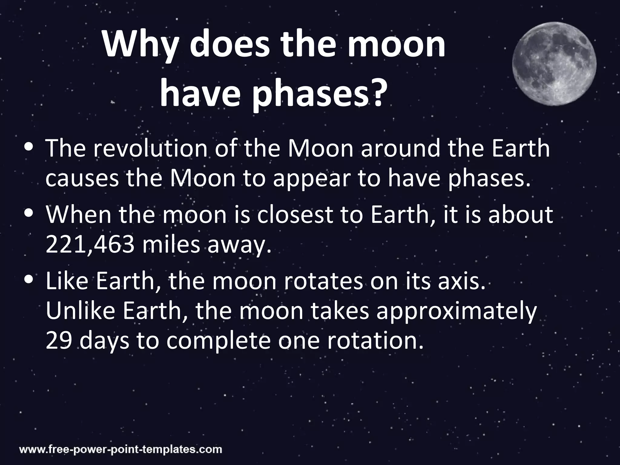 The Moon phases | PPT