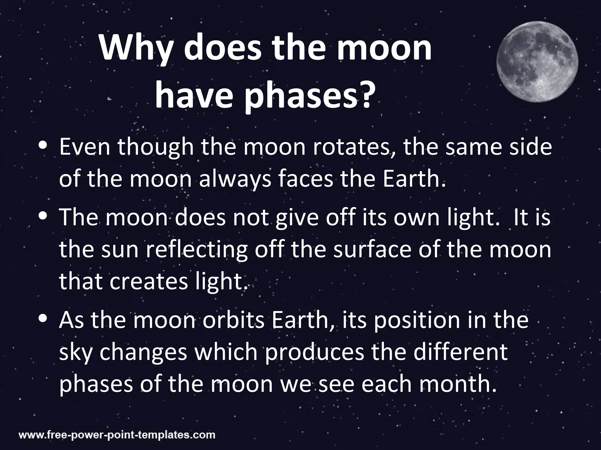 The Moon phases | PPT