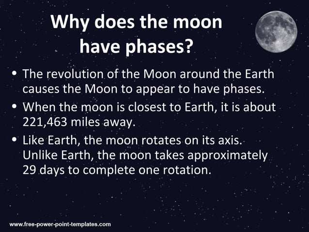 The Moon phases | PPT | Space and Astronomy | Science