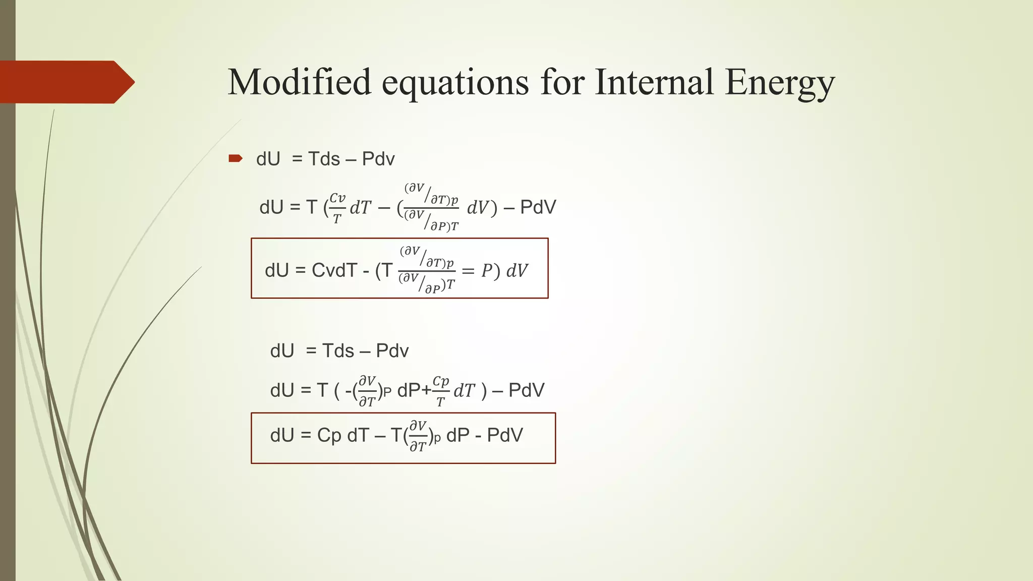 Fundamental Property Relation and its Usage | PPTX