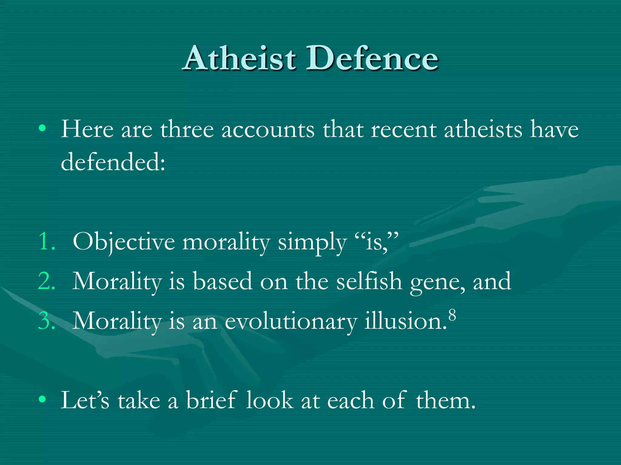 The moral argument | PPTX