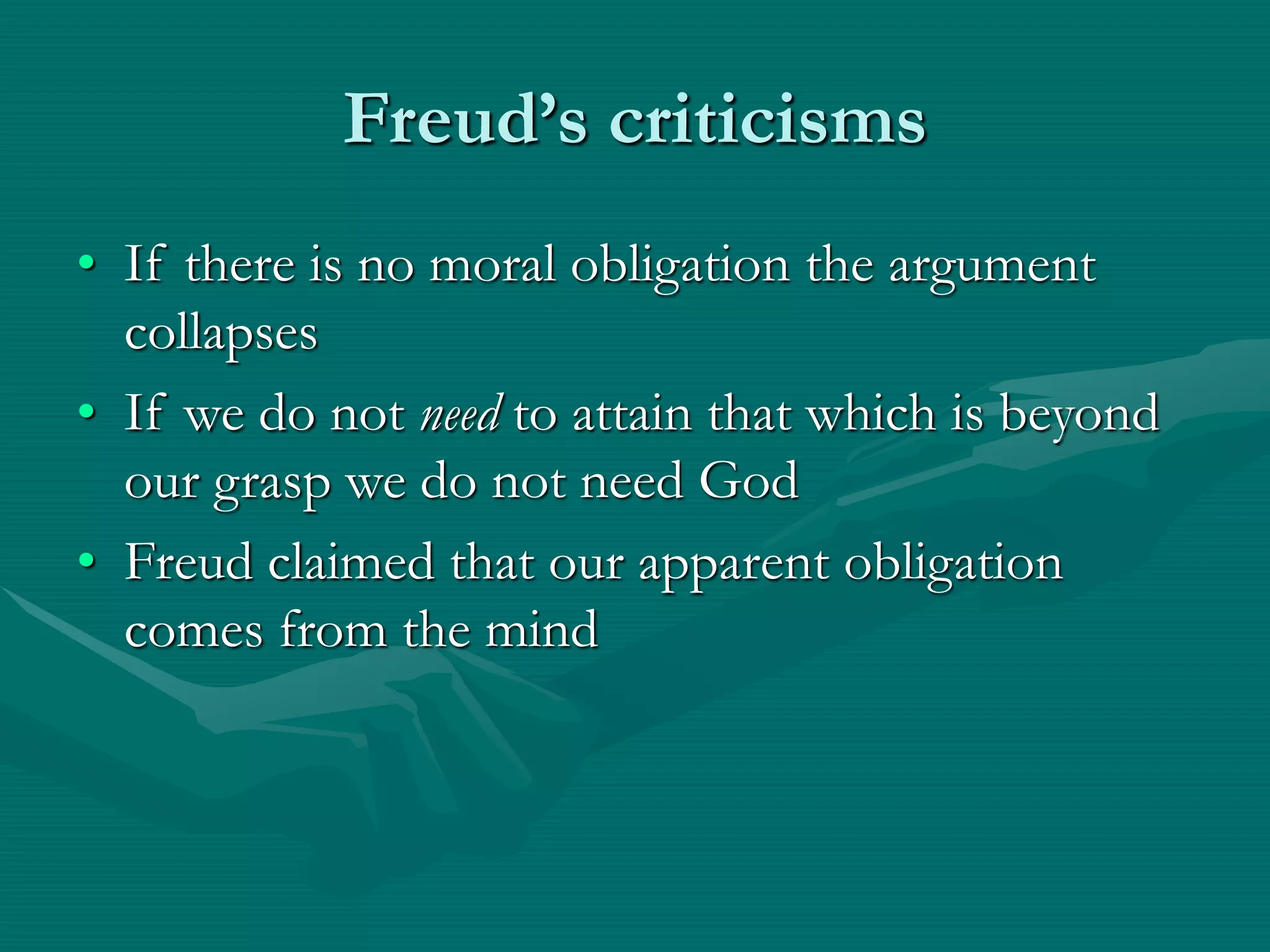 The moral argument | PPTX