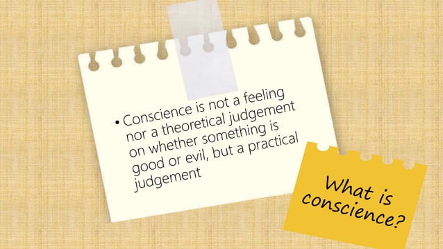 THE MORAL conscience.pptx | Christianity | Religion & Spirituality