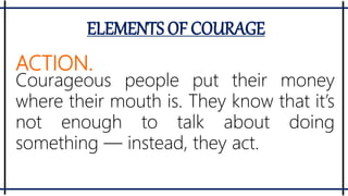 The moral courage | PPTX