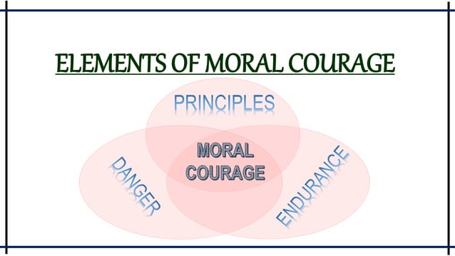 The moral courage | PPTX | Law
