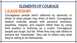 The moral courage | PPTX