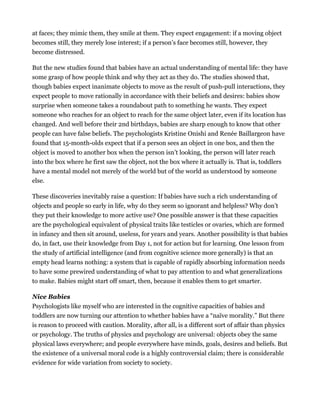 The moral life of babies ny times | PDF