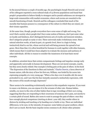 The moral life of babies ny times | PDF