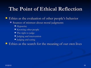 The Moral Perspective | PPT