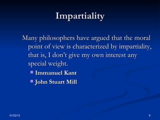 The Moral Perspective | PPT