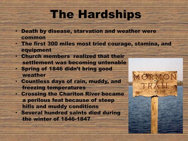 The Mormon Trail | PPTX | Christianity | Religion & Spirituality