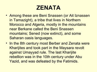 The moroccan ethnic groups of Morocco | PPT