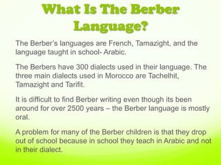 The morocco berbers cameron | PPTX