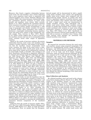 The morphological interaction between the nasal cavity and maxillary ...