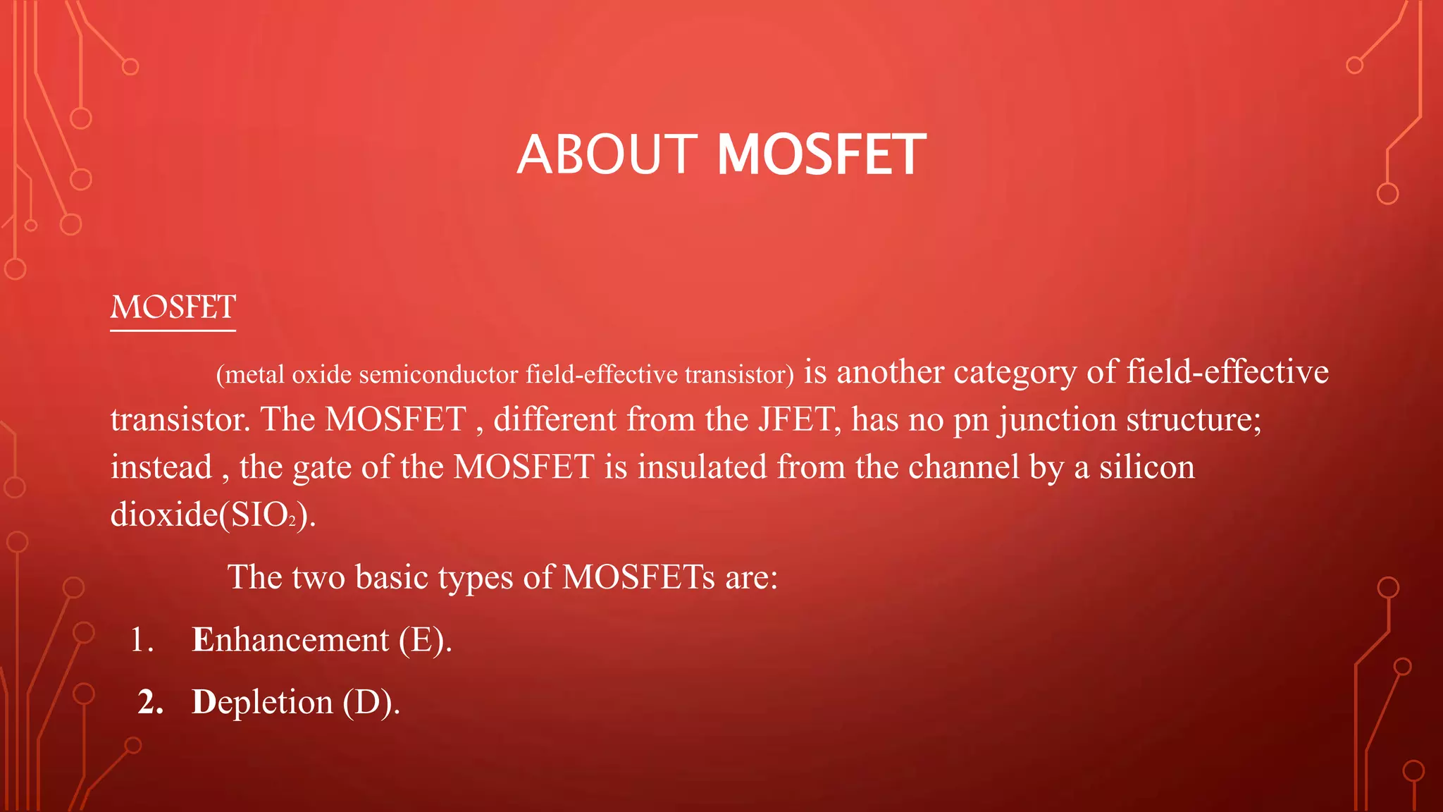 The mosfet | PPT