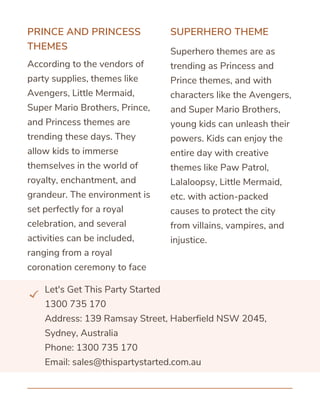 The Most Amazing Party Themes to Use on Your Kid's Birthday.pdf