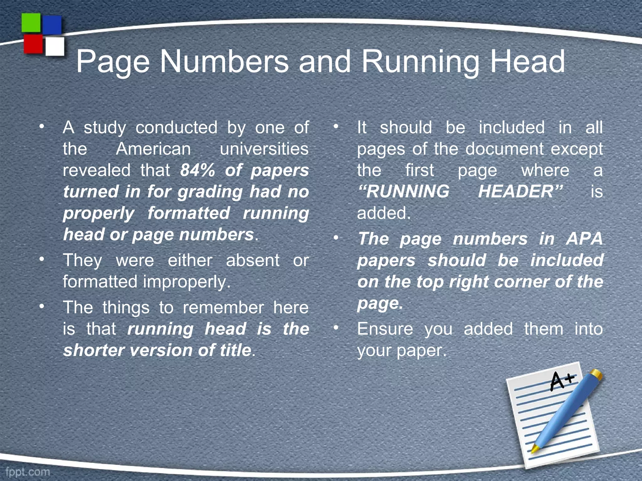 The most common apa style mistakes | PPT