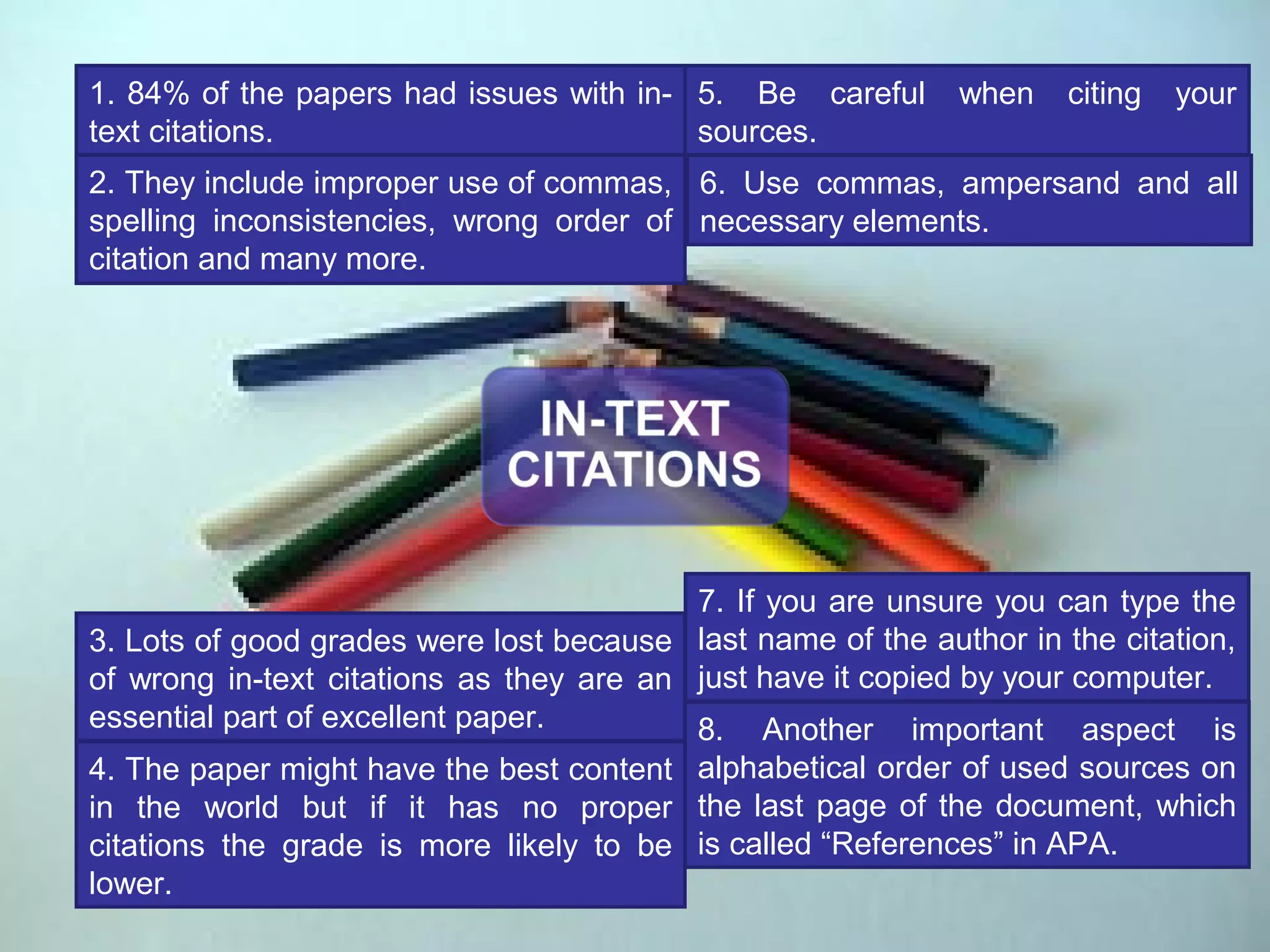The most common apa style mistakes | PPT