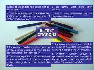 The most common apa style mistakes | PPT