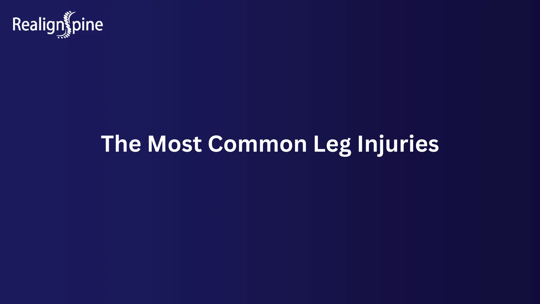 The Most Common Leg Injuries | PPT