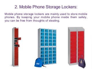The most common types of lockers