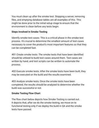 The Most Comprehensive and Friendly Guide On Smoke Testing [with ...