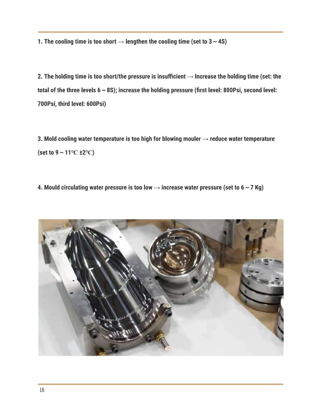The most comprehensive blowing defects solution of blow moulder | PDF