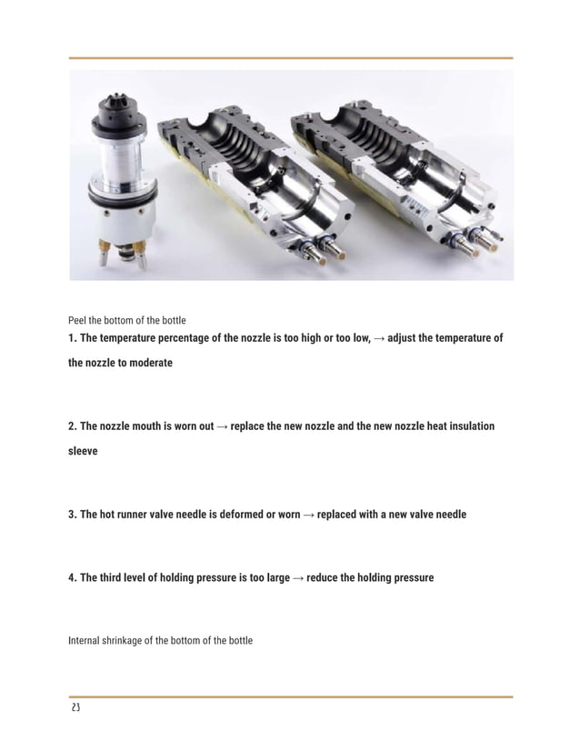The most comprehensive blowing defects solution of blow moulder | PDF