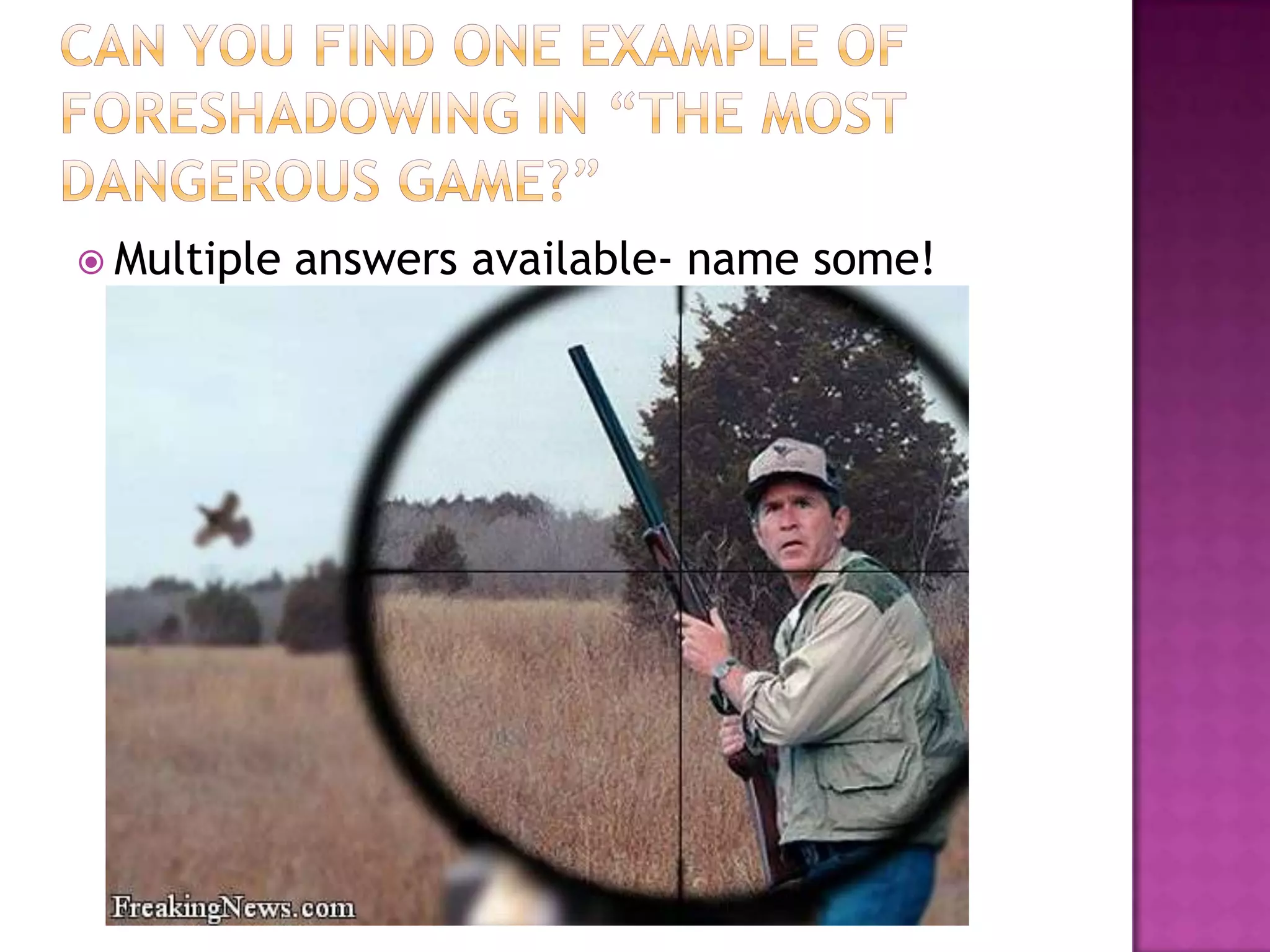 The Most Dangerous Game | PPTX