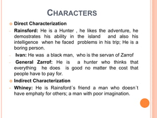 The most dangerous game | PPTX